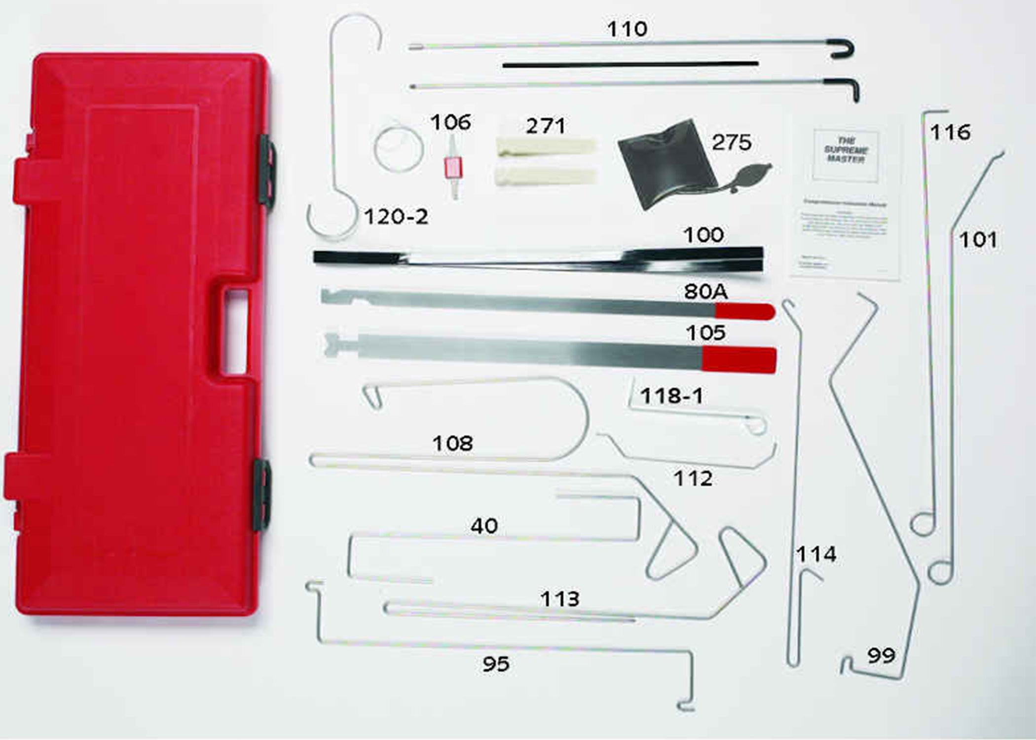 Lock Technology Supreme Master Automotive Lock Out Kit 1000